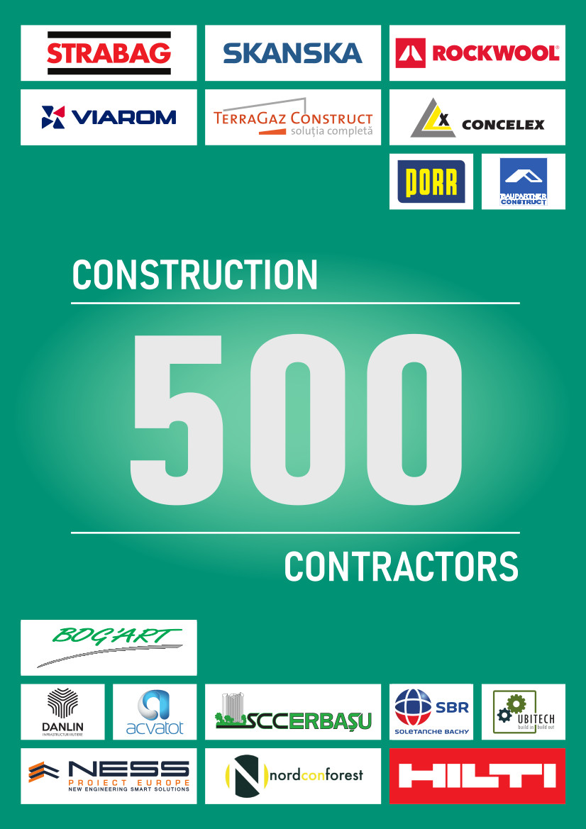 Agenda Constructiilor - TOP 500 ANTREPRENORI si FIRME de CONSTRUCTII & INSTALATII 2022